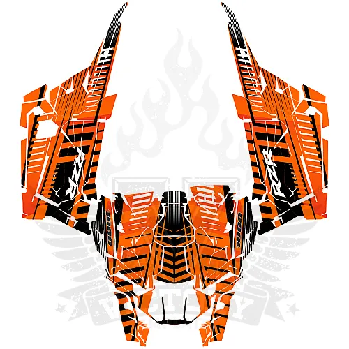 Polaris RZR XP 1000 TURBO TURBO S (Full Kit) 2019 Road EDITABLE DESIGNS ...