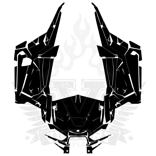 Template Polaris RZR 1000 Turbo 2015 2016 2017 2018 2019